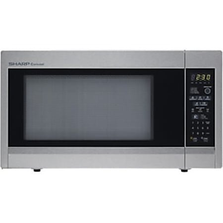 Sharp 1.8 Cu.Ft 1100W Full Size Countertop Microwave - Office Depot