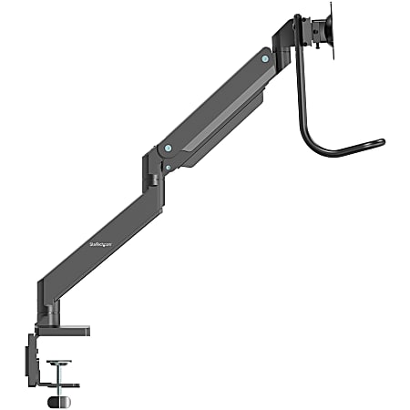 StarTech.com Desk Mount Dual Monitor Arm with USB Audio Slim Full ...