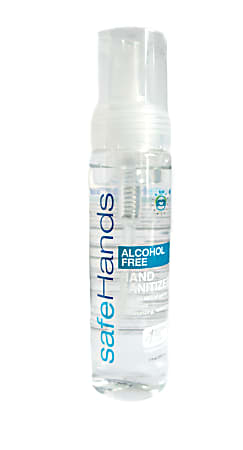 safeHands Alcohol Free Hand Sanitizer 7 Oz Pack Of 12 Bottles - Office ...