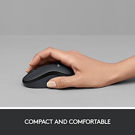 Logitech M220 Silent Wireless Mouse Graphite 910 006127 - Office Depot