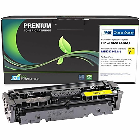 MSE Premium Remanufactured Yellow Toner Cartridge Replacement For HP ...