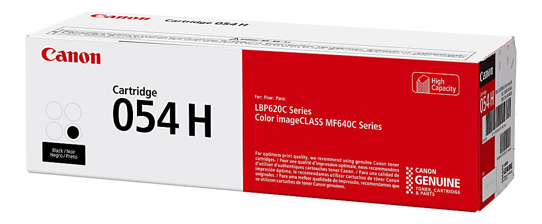Canon 054H Black High Yield Toner Cartridge 3028C001 - Office Depot