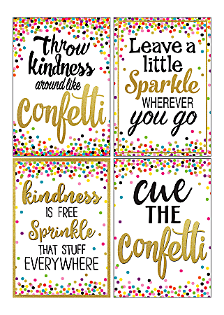 Teacher Created Resources Positive Posters 13 38 x 19 Confetti Pack Of ...