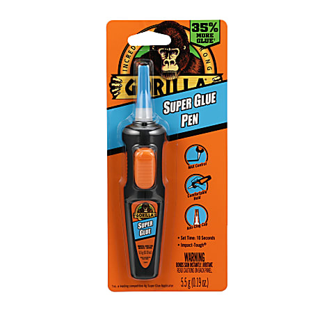 Gorilla Super Glue Pen 5.5g - Office Depot