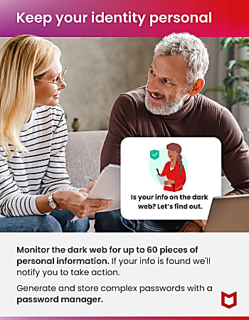 McAfee Premium Antivirus Internet Security Software Individual For ...