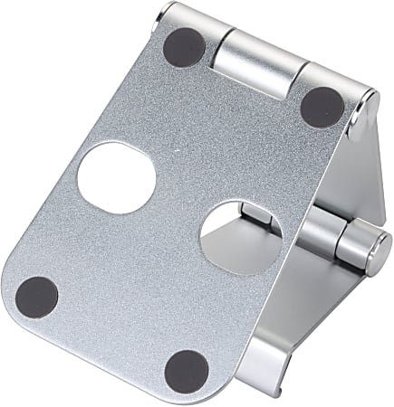 Custom Foldable Metal Phone Stand 3 38 x 5 - Office Depot