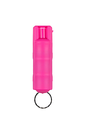 SABRE Pepper Spray Key Chain Pink - Office Depot