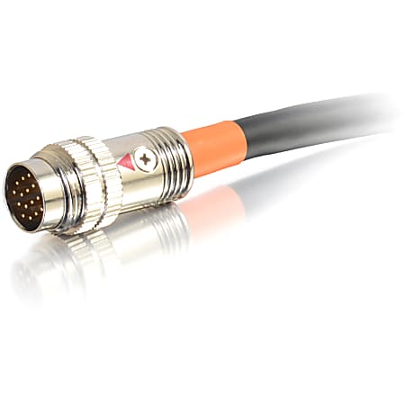 C2G 1.5ft RapidRun VGA HD15 Male RCA Stereo Audio Flying Lead 1.50 ft ...