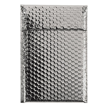 Partners Brand Silver Glamour Bubble Mailers 7 12 x 11 Pack of 72 ...