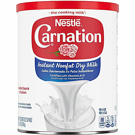 Carnation Instant Nonfat Dry Milk Unsweetened Milk Powder 22.75 Oz ...