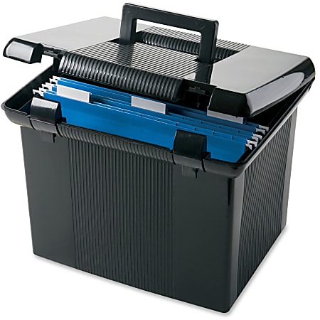 Esselte® SpaceMaker™ Box Office™ Storage File, Black