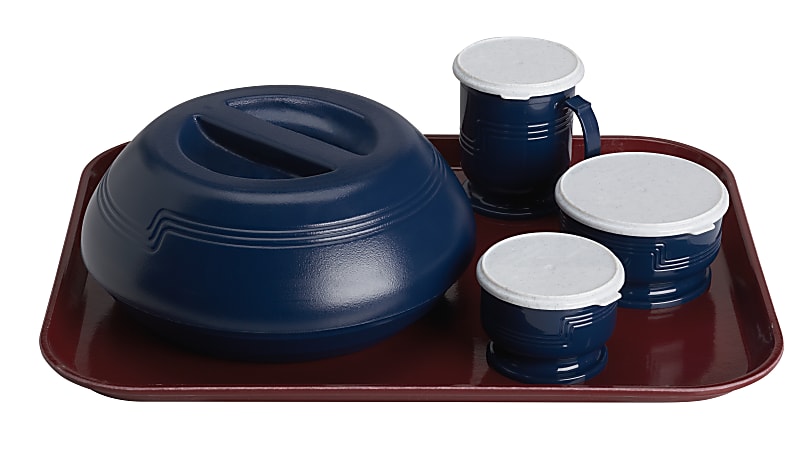 Cambro Camtray Rectangular Serving Trays 14 x 18 Burgundy Wine Pack Of ...