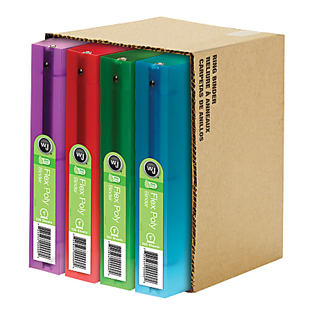 Wilson Jones Binder 1 Rings Assorted Colors - Office Depot