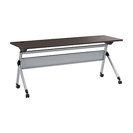 Bush Business Furniture Envision 72 W Folding Training Table Storm ...