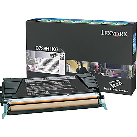 Lexmark C736H1KG Black High Yield Return Toner Cartridge - Office Depot