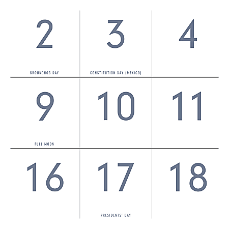 AT A GLANCE Contemporary 3 Month Reference 15 Month Wall Calendar 12 x ...