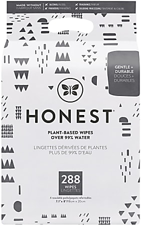 The Honest Company Honest Baby Wipes Pattern Play Pack Of 288 Wipes ...