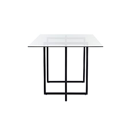 Eurostyle Legend Rectangle Dining Table 30 H x 66 W x 36 D Matte ...