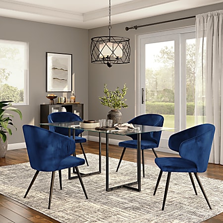 Eurostyle Legend Rectangle Dining Table 30 H x 66 W x 36 D Matte ...