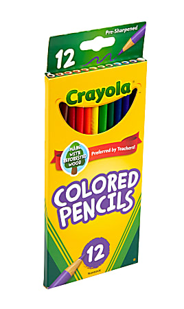 Crayola 12ct Colored Pencils Back to School Supplies Classroom Must ...