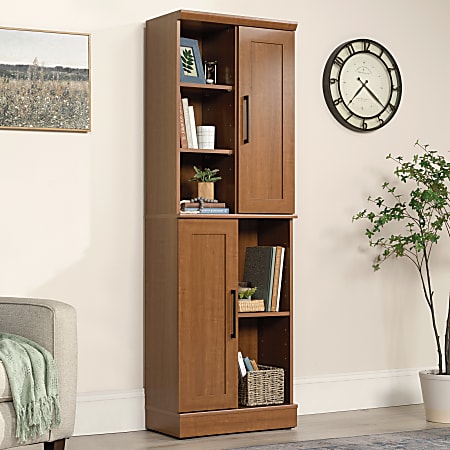 Sauder HomePlus Modern 24 W Storage Cabinet With Adjustable Doors ...