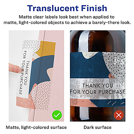 Avery Permanent Labels With Sure Feed 94245 CMF100 Rectangle 2 12 x 4 ...