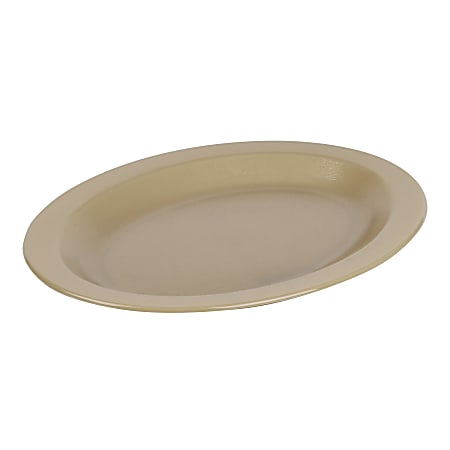 Cambro Camwear Plastic Oval Dinnerware Plates 12 Beige Pack Of 24 ...