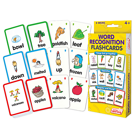 Junior Learning Language Flash Card Sets Grades Pre K 1 Pack Of 7 Sets ...