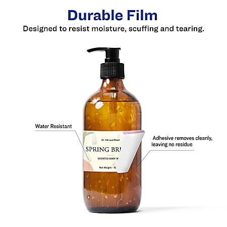 Avery Durable Removable Labels With Sure Feed 94237 DRF3 Rectangle 2 x ...