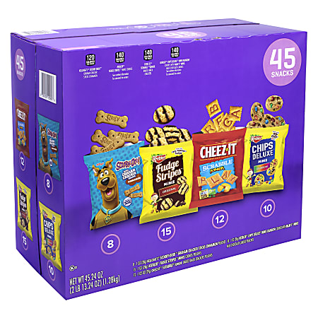 Keebler Cookie And Cracker Variety Pack Pack Of 45 Pouches - Office Depot