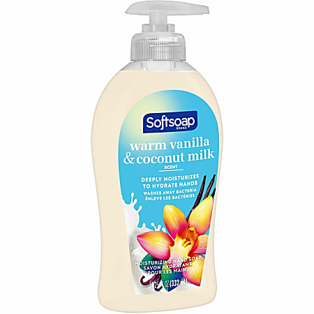 Softsoap Liquid Hand Soap Warm Vanilla And Coconut Milk Scent 11.3 Oz ...