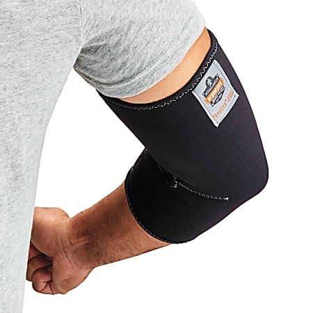 Ergodyne ProFlex 650 Neoprene Elbow Sleeve X Large Black - Office Depot