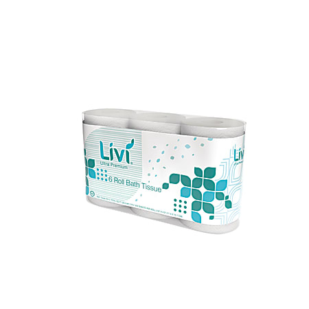 Livi Ultra Premium Bath Tissue 2 Ply White 425 Sheets 36 RollsCarton ...