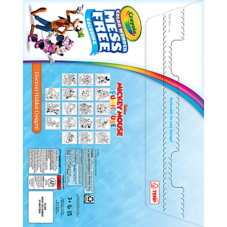 Crayola Color Wonder Coloring Pad Markers Mickey Pack Of 2 Sets ...