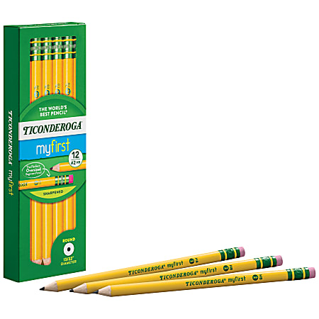 My First Ticonderoga Pencil Sharpened Box Of 12 - Office Depot