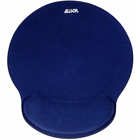 Allsop Memory Foam Mouse Pad 0.25 H x 9.75 W x 11.5 D Blue - Office Depot