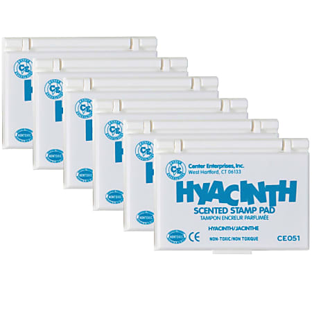 Ready 2 Learn Scented Stamp Pad Turquoise Hyacinth Scent Pack Of 6 ...