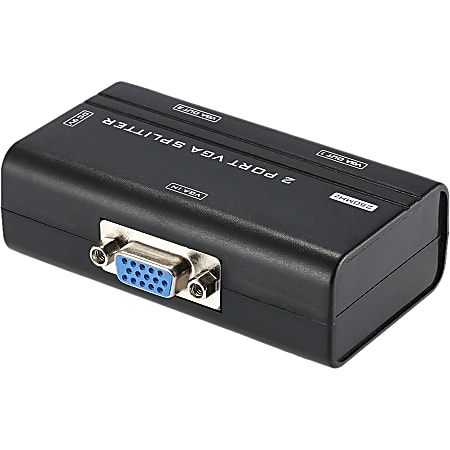 4XEM 2 Port VGA Splitter 250 MHz 250 MHz to 250 MHz 1920 x 1440 213 ft ...