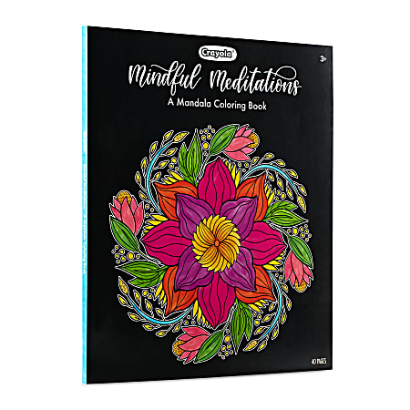 Crayola Mindful Meditations Coloring Book - Office Depot