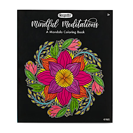 Crayola Mindful Meditations Coloring Book - Office Depot
