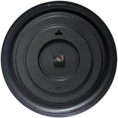 Infinity Instruments Classic Round Wall Clock 24 Black - Office Depot