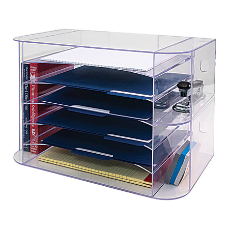 Innovative Storage Designs Desk Sorters 8 Compartments 12 14 H x 18 W x ...