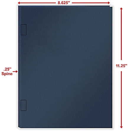 ComplyRight Tax Presentation Folder Report Cover Spine Side Staples ...