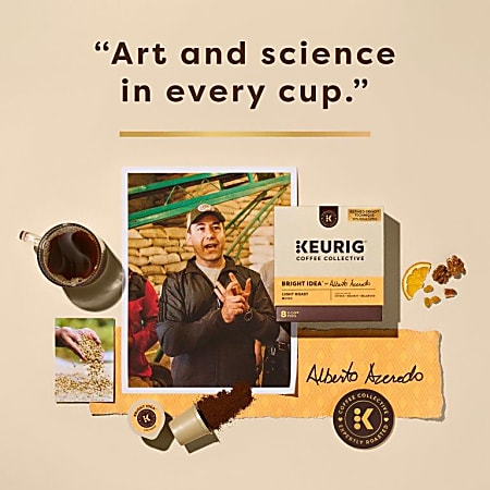 Keurig Coffee Collective Bright Idea Single Serve K Cup Pods Light ...