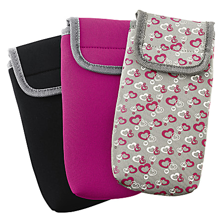 Office Depot Brand Neoprene Calculator Pouch With Punched Holes ...