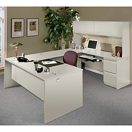 HON 38000 Modular 60 W Left Return Shell Light Gray - Office Depot