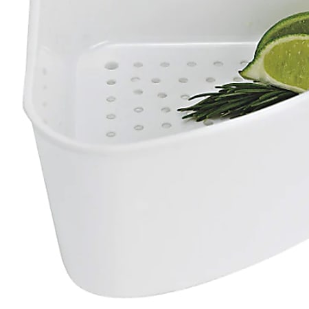Better Houseware Plastic Corner Sink Strainer 3 14 H x 7 12 W x 9 D ...