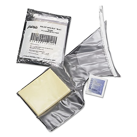 AbilityOne SKILCRAFT Piddle Pak Crew Relief Bag Kit for Liquid Waste ...