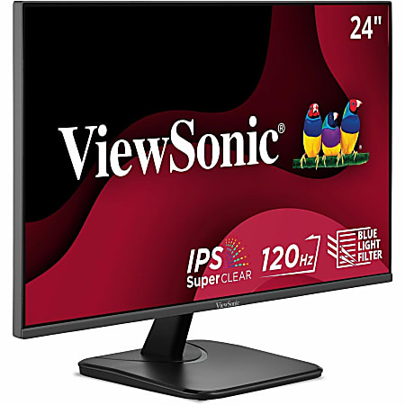 ViewSonic VA2456A MHD 24 Inch IPS 1080p Monitor with 120Hz Eye Care ...