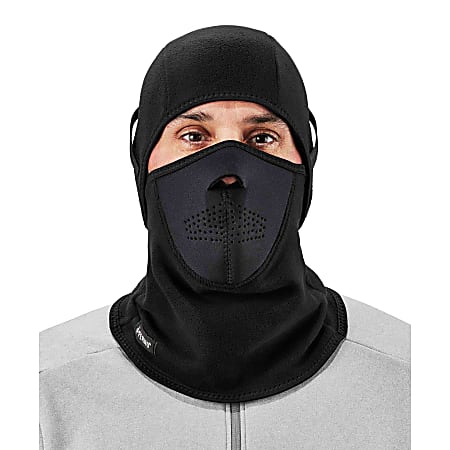 Ergodyne N Ferno 6827 2 Piece Balaclava Face Masks One Size Black Pack ...